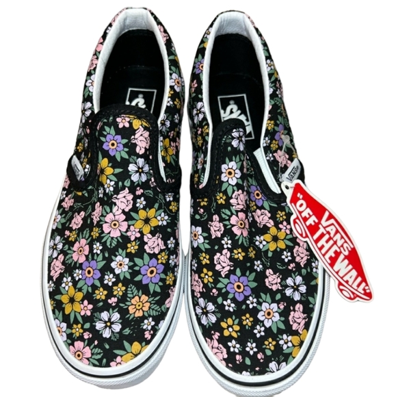 Vans | Shoes | Vans Classic Slipon Floral Print Sneaker | Poshmark